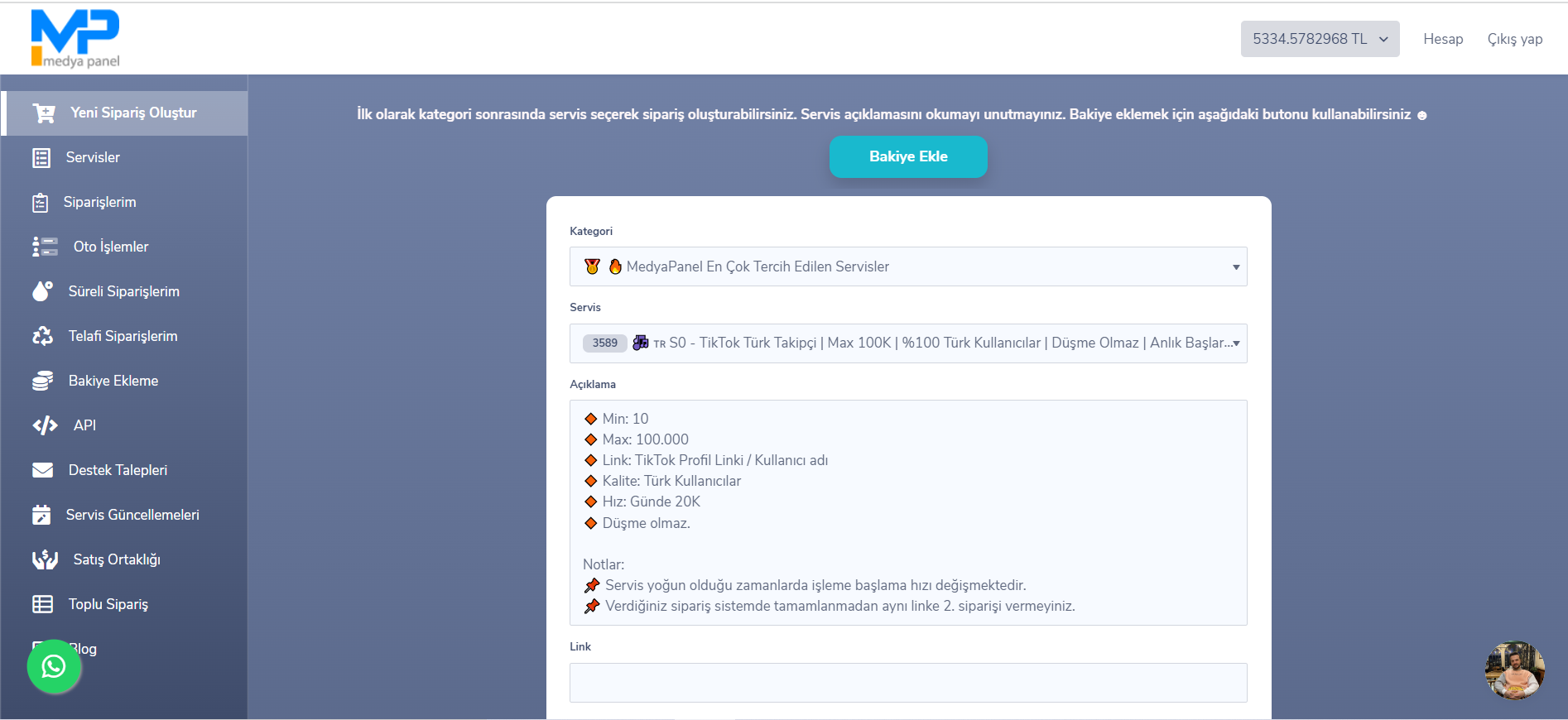 Smm Panel - #1 The Best Quality & Instant Services | MedyaPanel